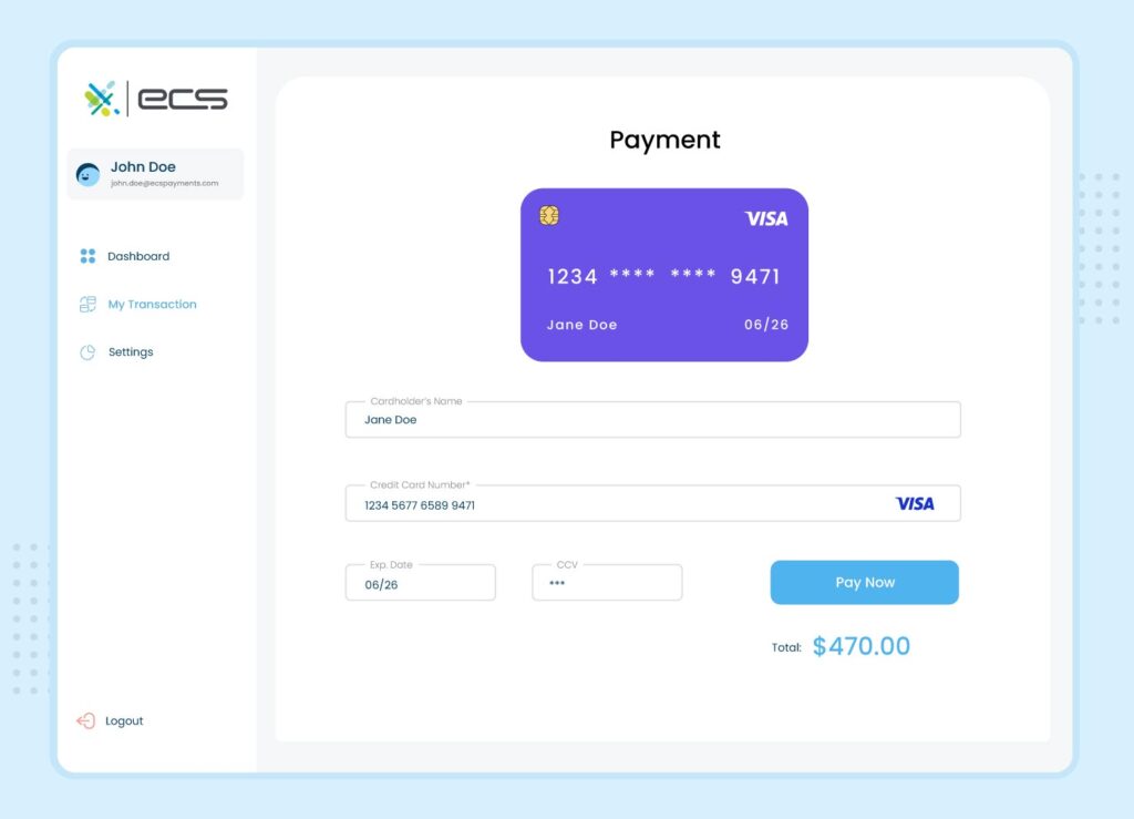 Online Payments - ECS Payments
