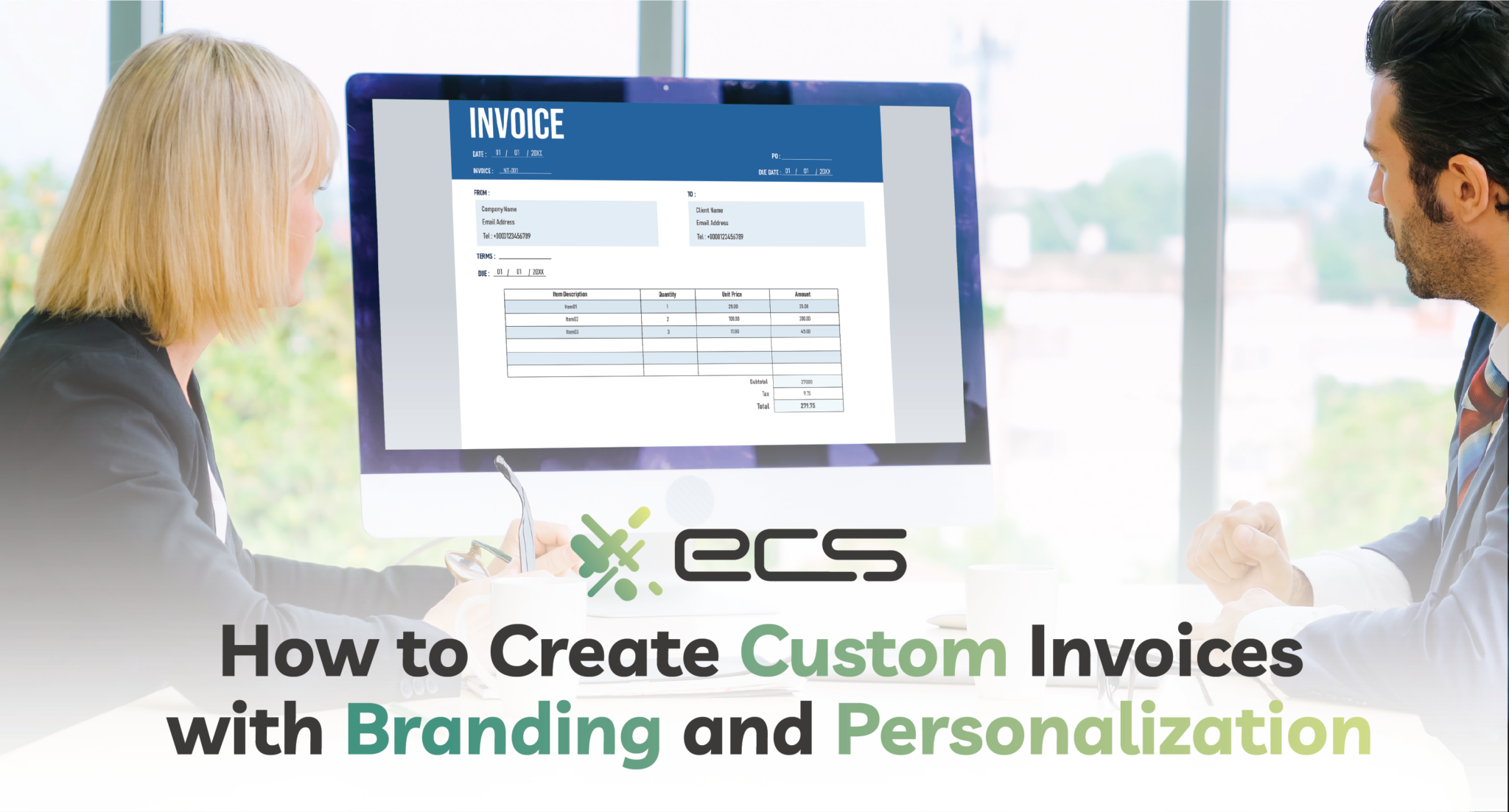 How to Create Custom Invoices with Branding and Personalization - ECS ...