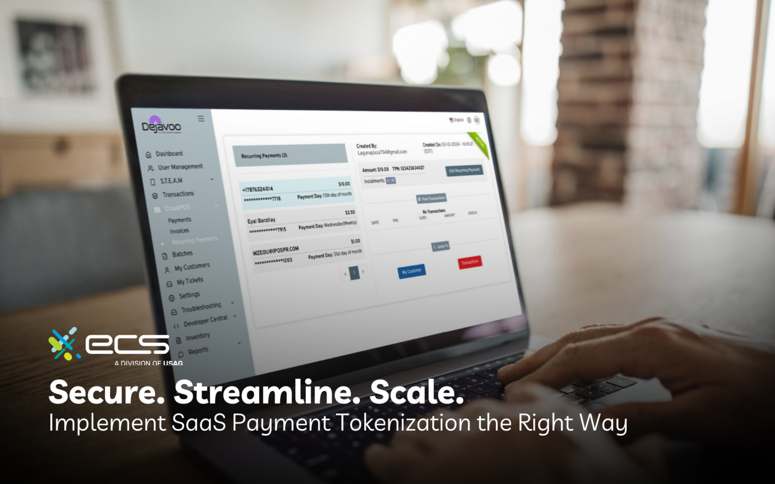 SaaS Payment Tokenization: A Complete Guide - ECS Payments