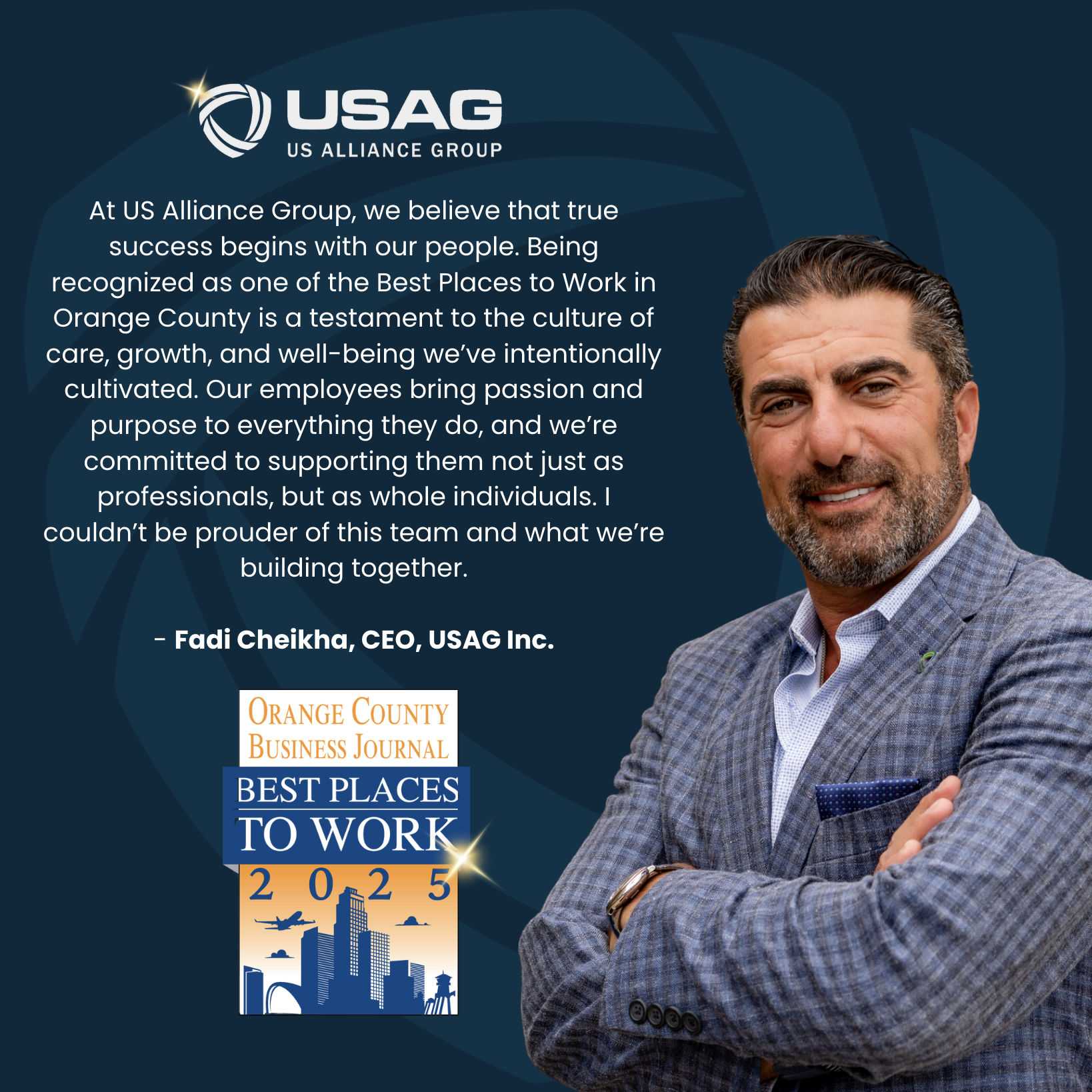 USAG Inc. Secures A Spot In OCBJ's Best Place to Work in 2025 - ECS ...